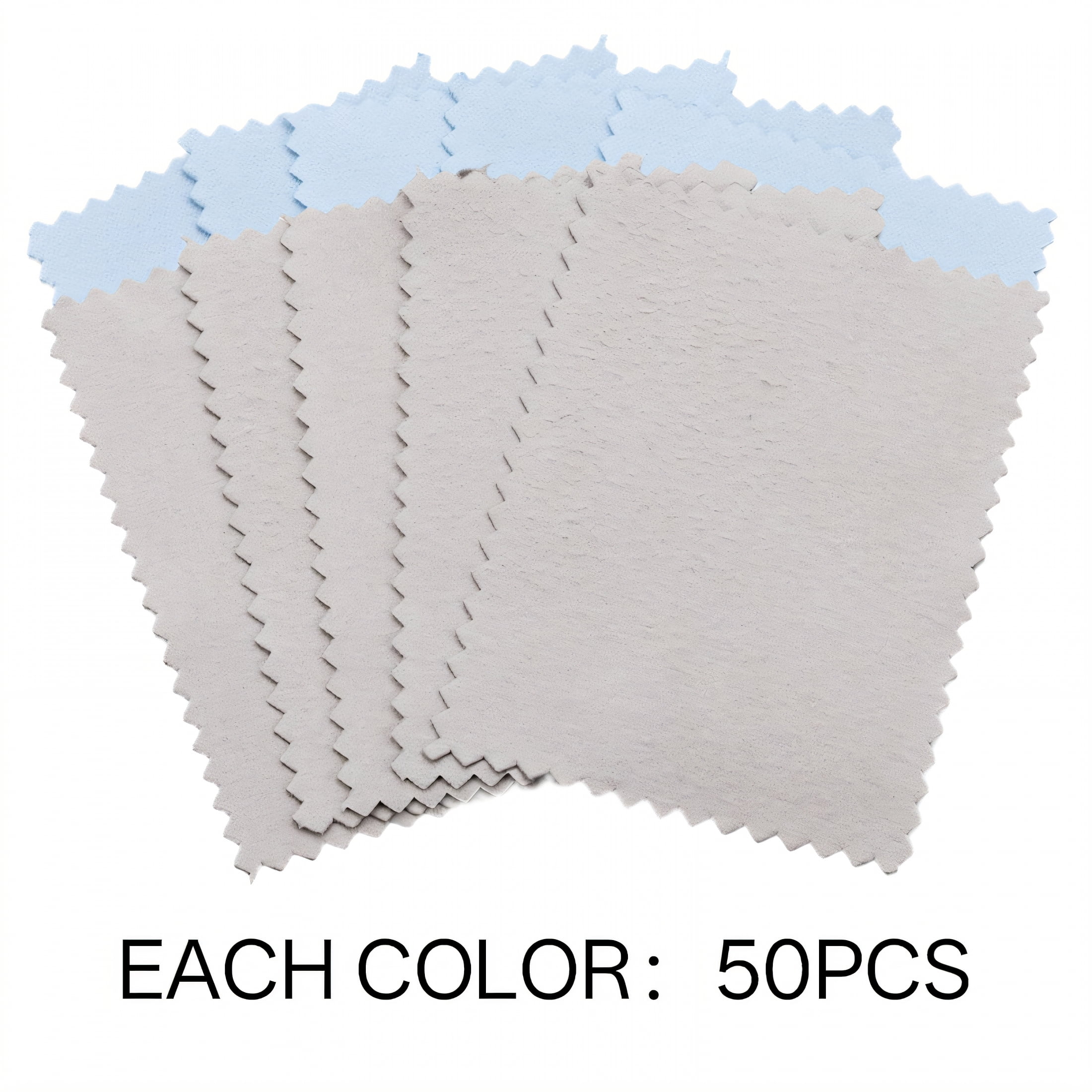 AUQ 100Pcs Silver Polishing Cloth,Jewelry Care Jewelry Polishing Cloth ...