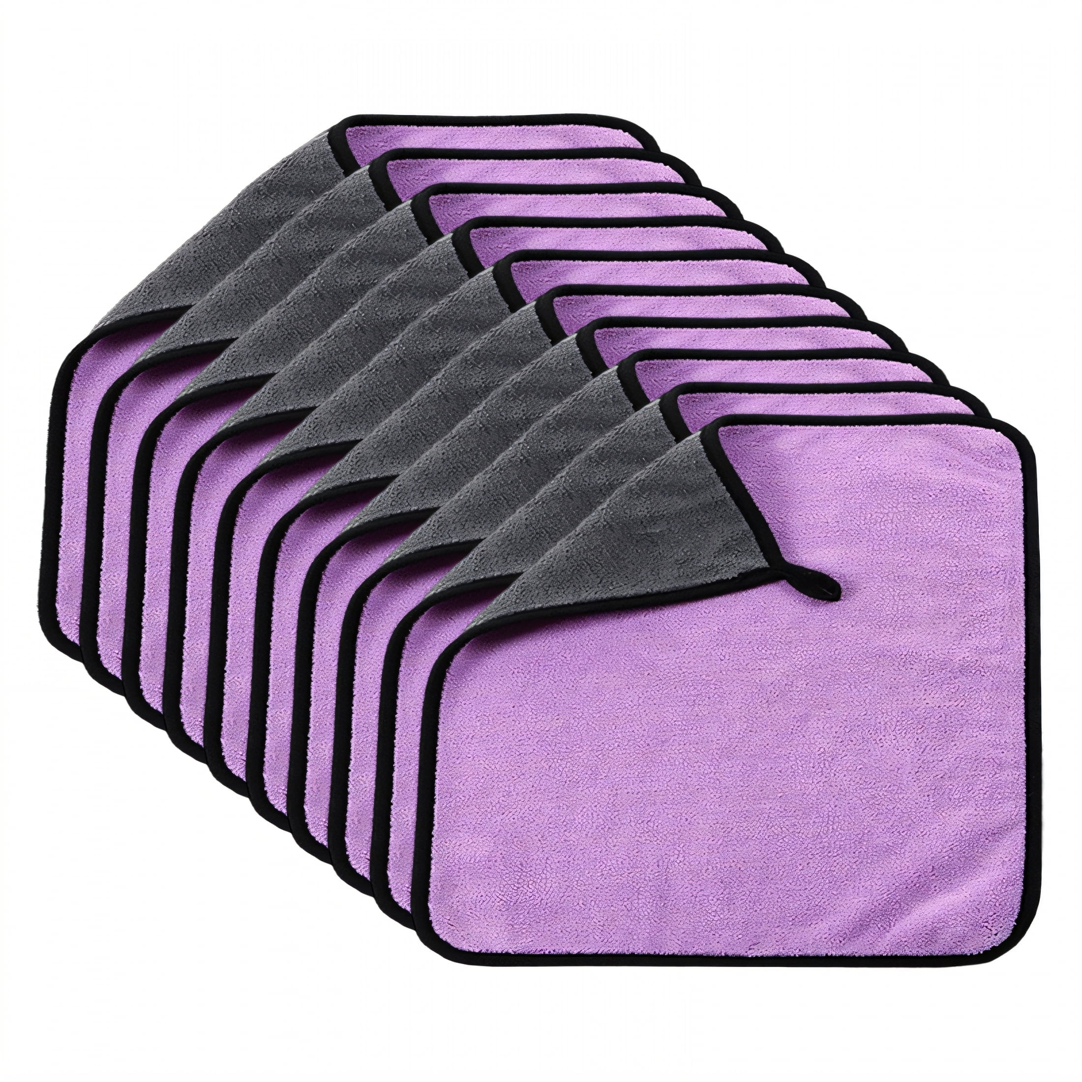 AUQ 10Pcs Cleaning Rags,Long-Lasting Water Absorption Microfiber Towel ...