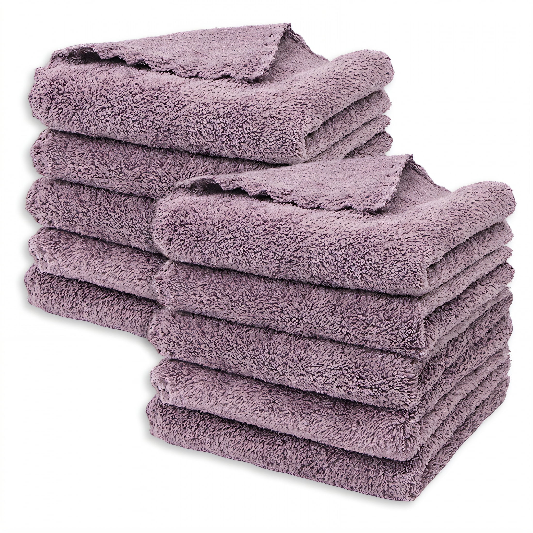 AUQ 10Pcs Cleaning Rags,Strong Water Stain Removal Microfiber Towel ...
