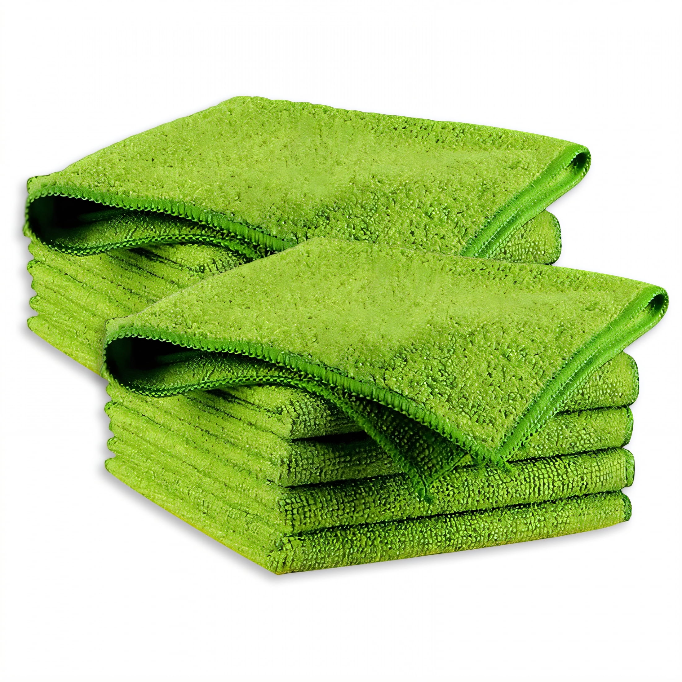 AUQ 10Pcs Cleaning Rags,Washable Multiple Times Microfiber Cloth,Long ...