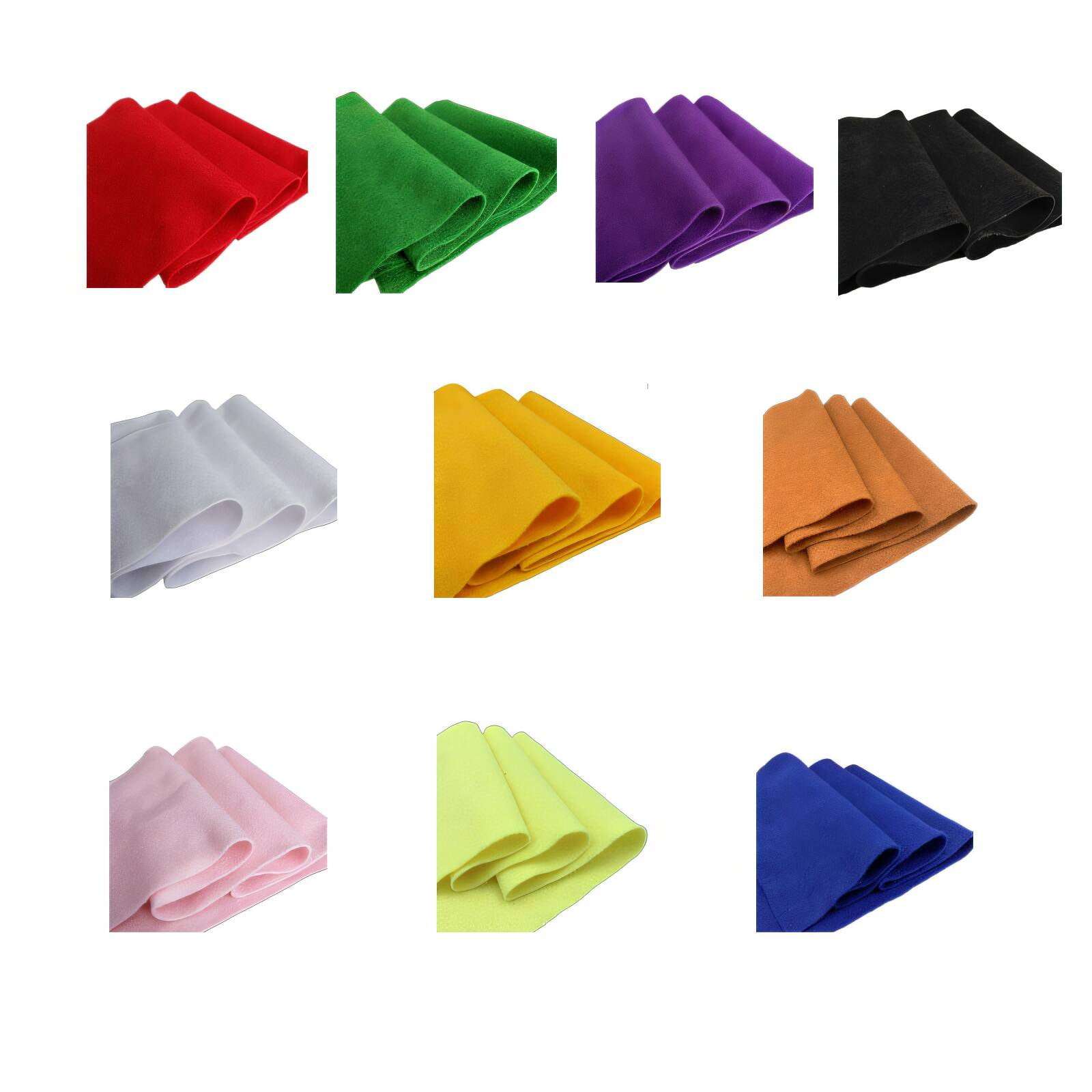 AUQ 10Pcs Felt Sheets Soft Feel Felt Sheets for Crafts Good ...
