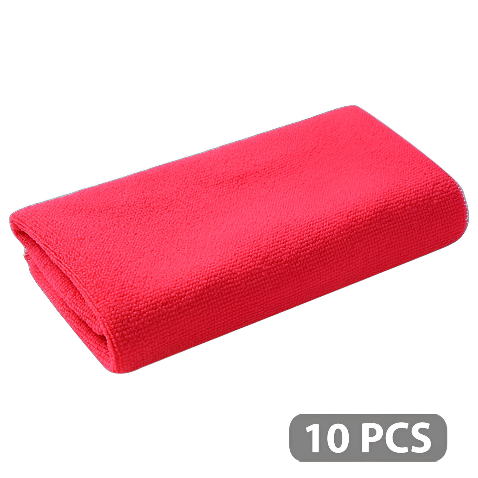 AUQ 10Pcs Microfiber Towel Enhanced Absorptive Strength Small Towels No ...