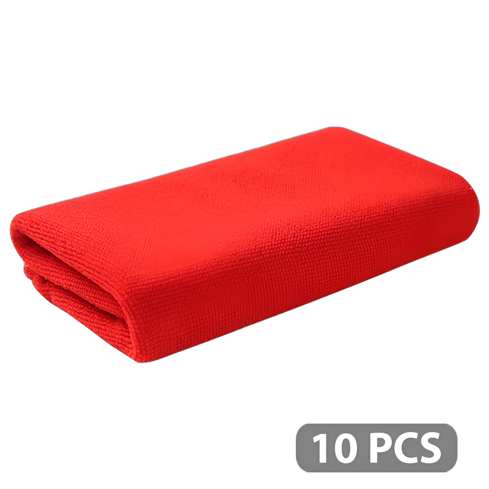 AUQ 10Pcs Microfiber Towel Superior Moisture Absorption Quick Dry Towel ...