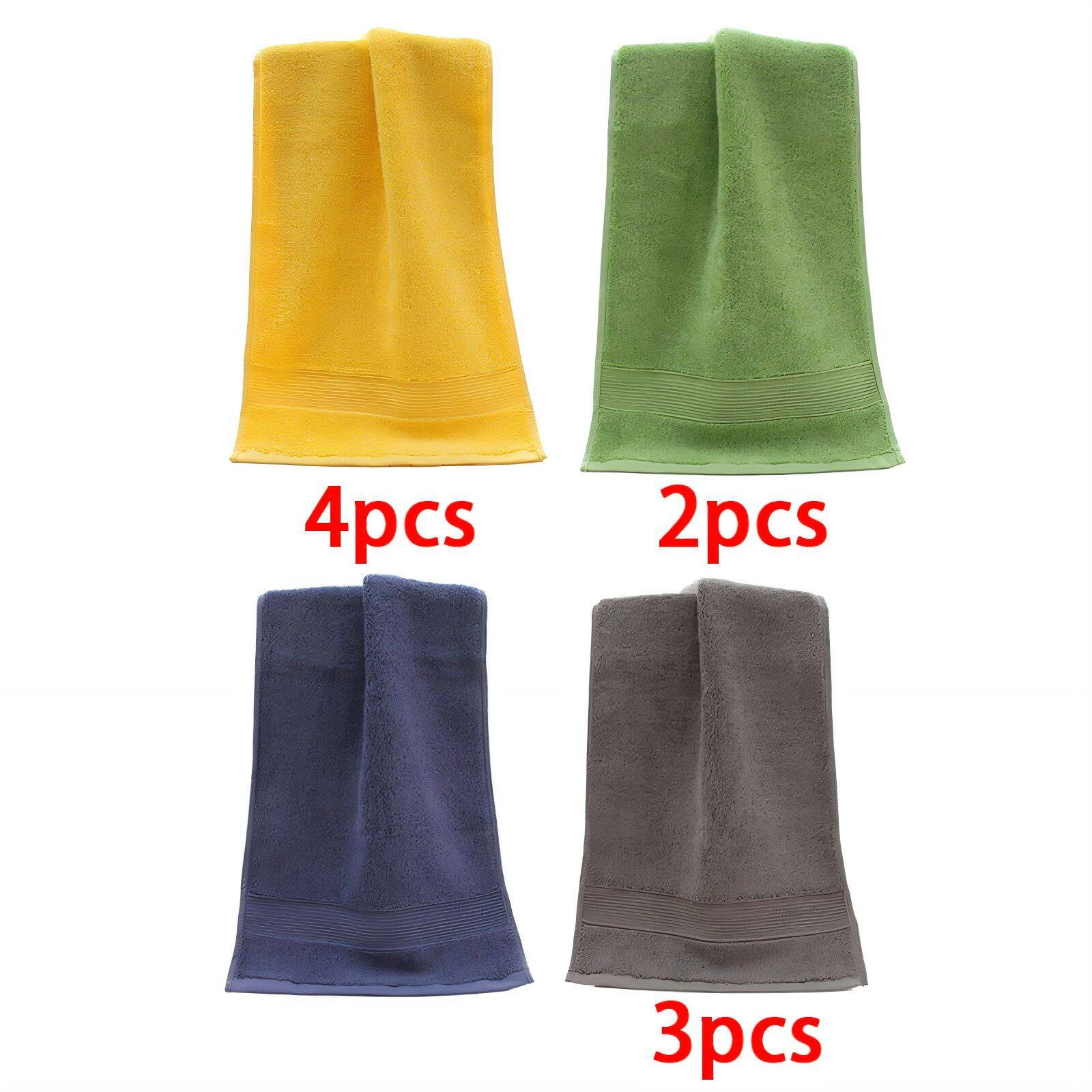 AUQ 10Pcs Washcloths,Soft and Fluffy Face Cloths for Washing Face,Lint ...