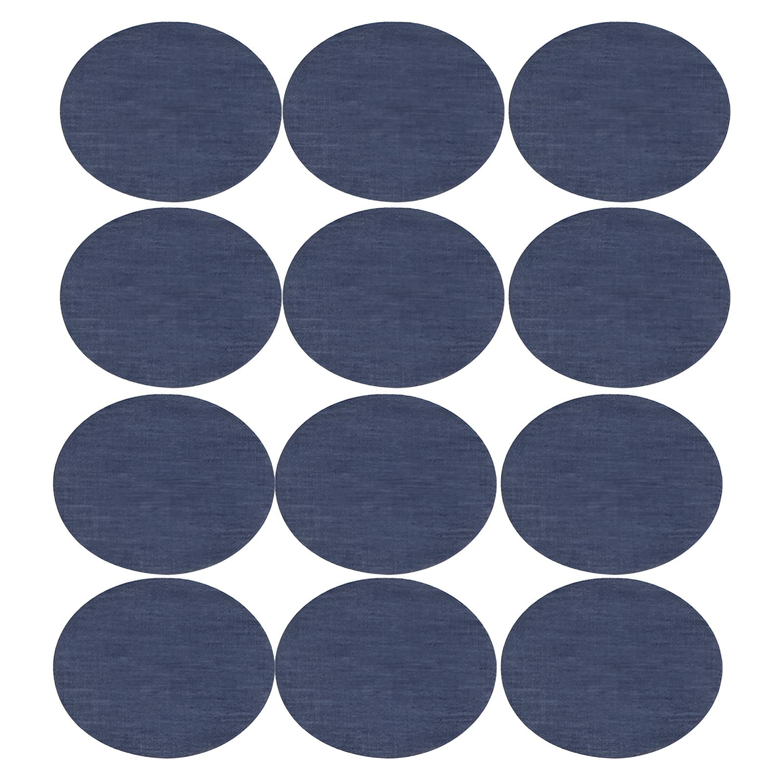 AUQ 12Pcs Iron on Patches Dense Felt Patches for Backpacks Solid Seal ...