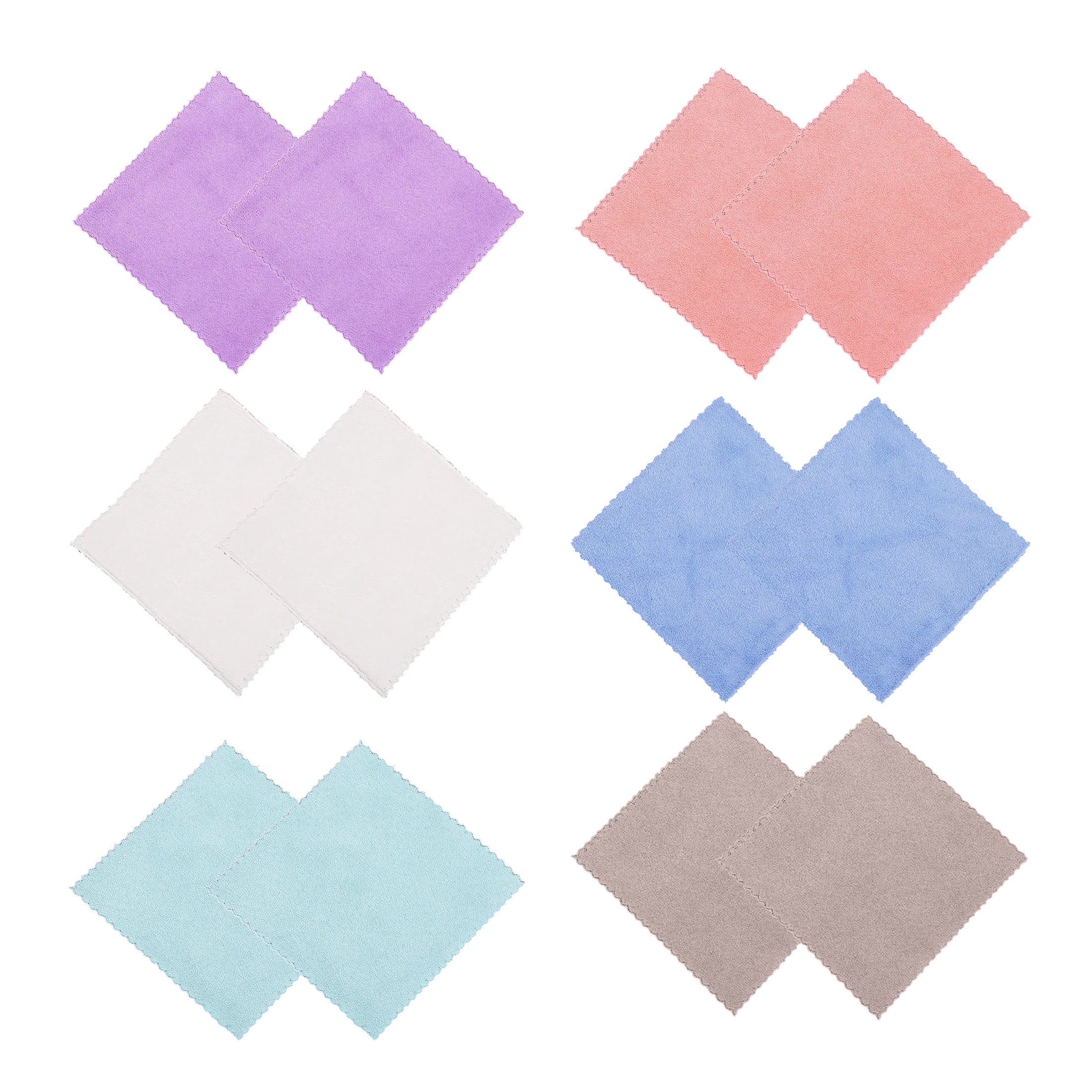 AUQ 12Pcs Wash Cloth,High Water Retention Performance Wash Rags,Stable ...