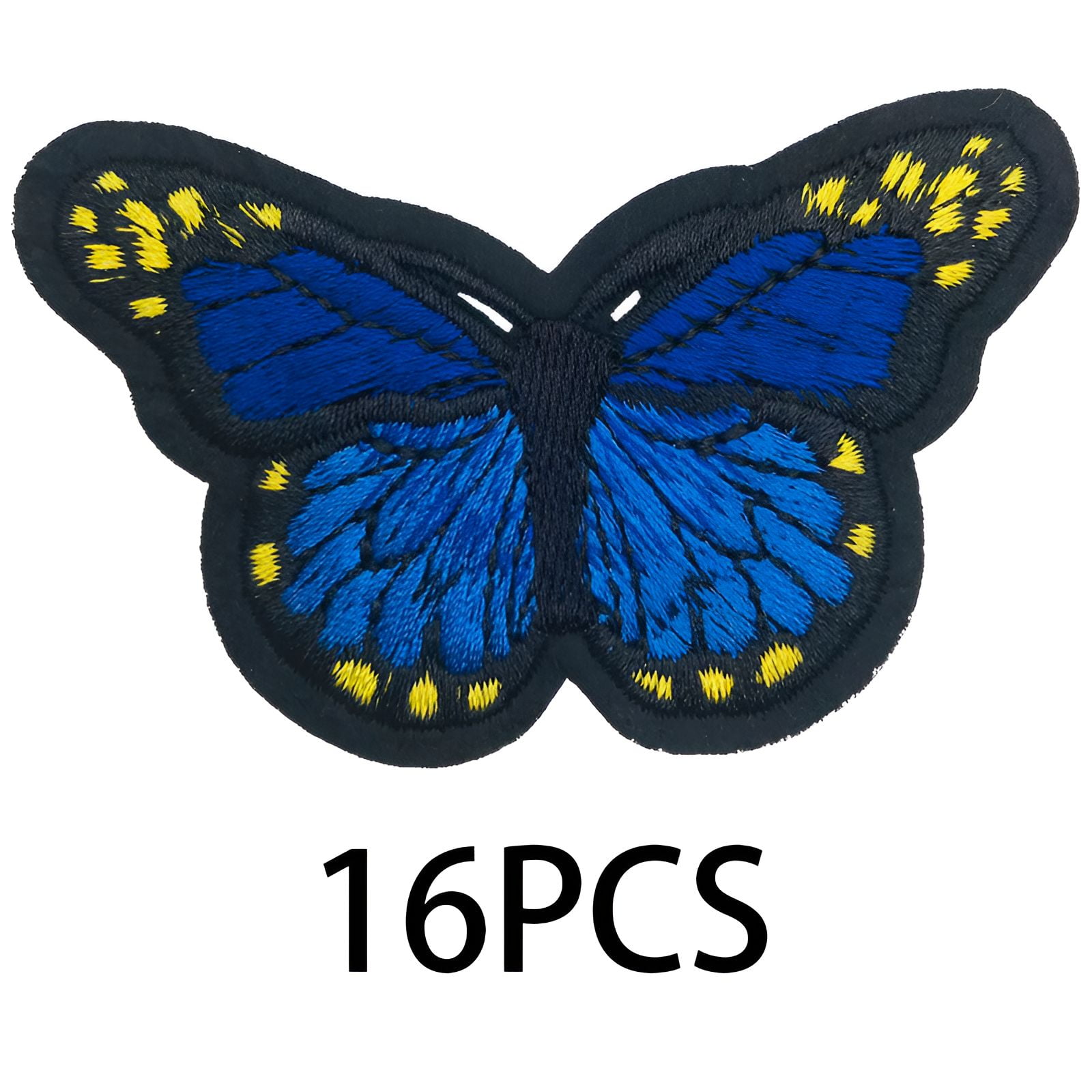 AUQ 16Pcs Iron on Patches High-Density Fill Patches for Jackets Elastic ...