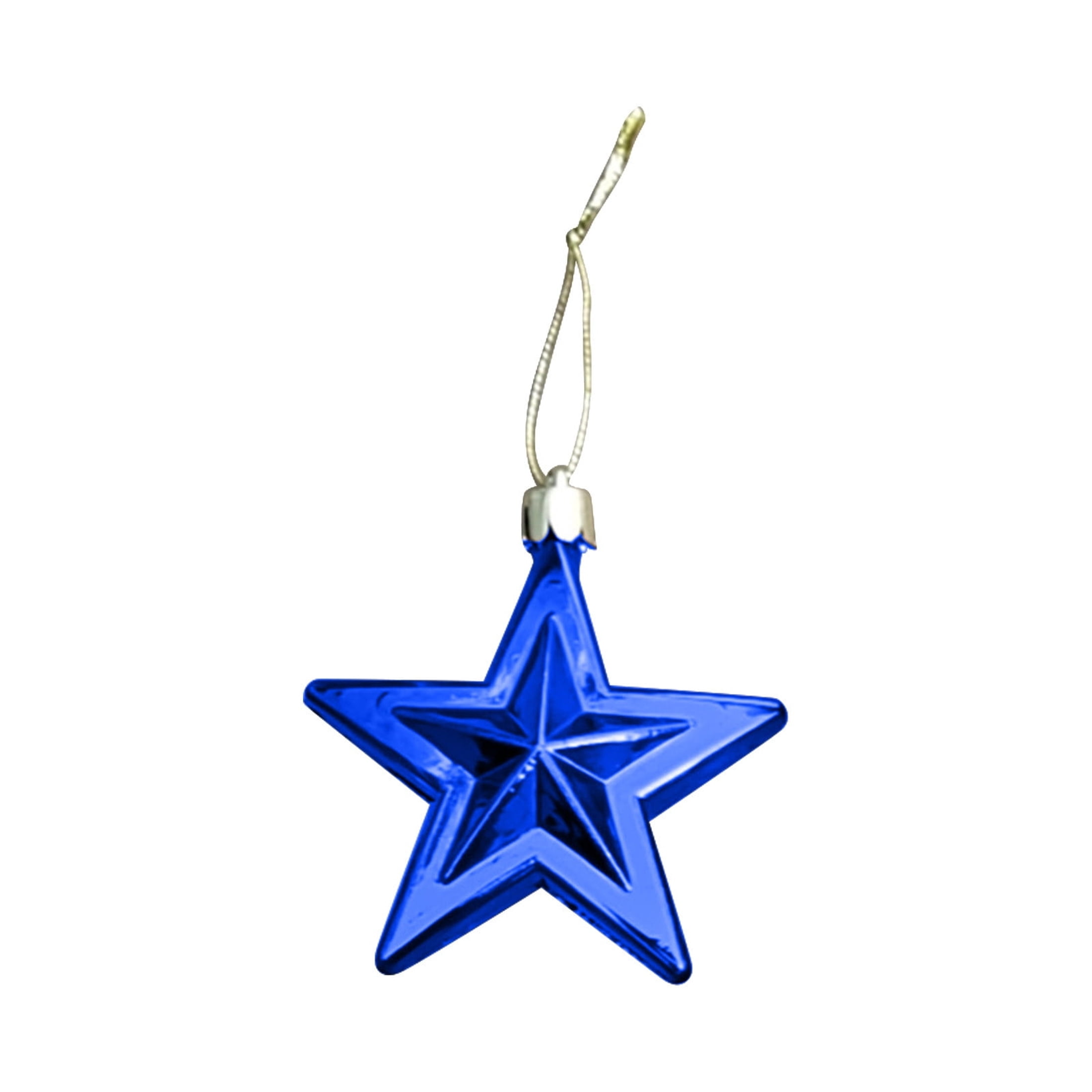AUQ 18pcs 4th of July Patriotic Star Ornaments for Tree-Independence ...