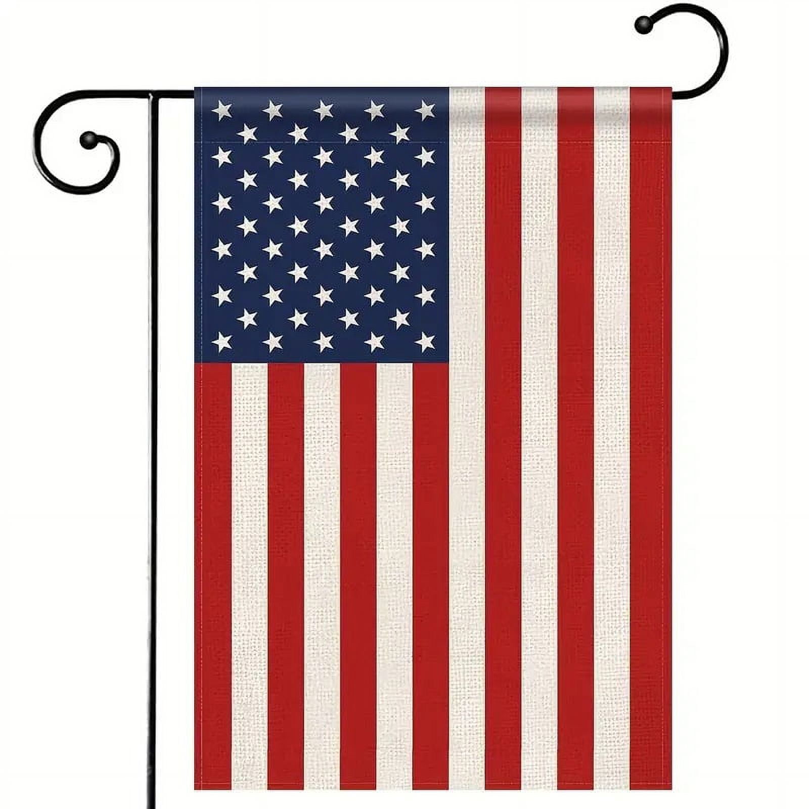 AUQ 1Pcs American Flags for Outside,USA Flag for Gardens,Durable ...