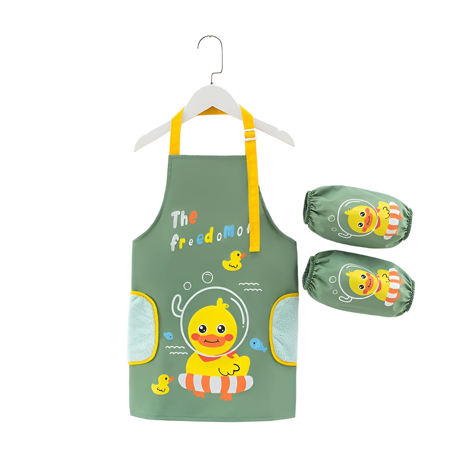 AUQCO Kids Apron,Polyester Painting Aprons for Kids,Toddler Painting ...
