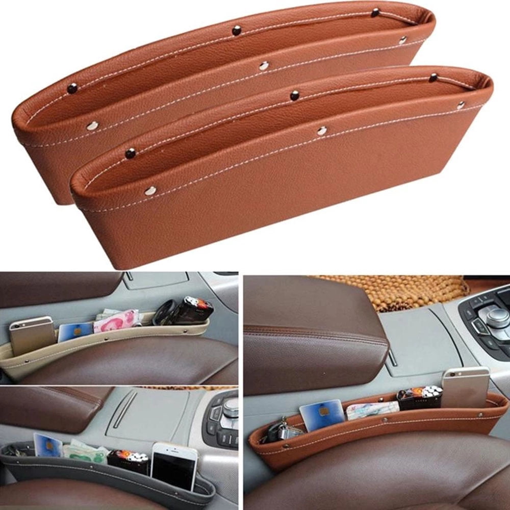 AUQ 2 Pack Car Gap Filler , Car Seat Gap Organizer to Keep Mobile ...