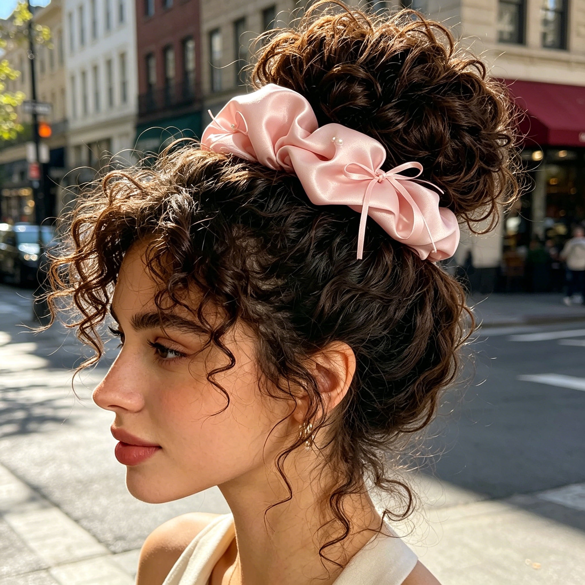 AUQ 2 Pcs 7 Inches Extra Large Scrunchies for Women Large Scrunchie ...