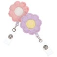 AUQ 2026 New 2 Pcs Sunflower Lanyard Decorative Badge Holder Buckle ...