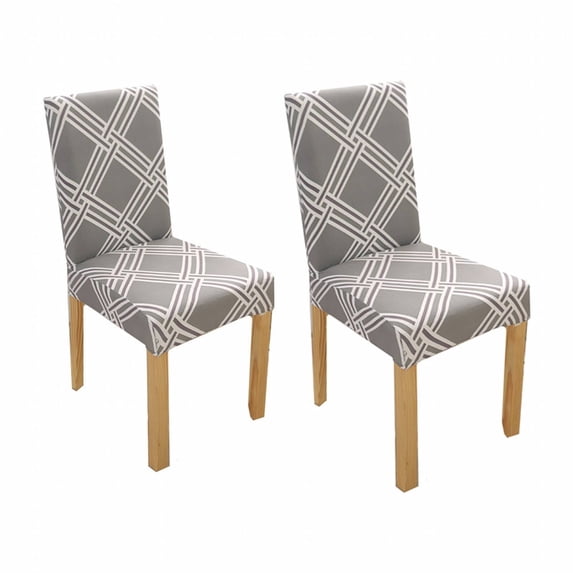 AUQ 2026 New 2Pcs Chair Seat Covers Polyester Material Chair Covers for ...