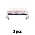 AUQ 2026 New 3Pcs Table Cloth Fun Teddy Bear Print Rectangle Tablecloth ...