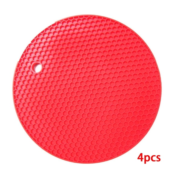 AUQ 2026 New 4Pcs Dish Drying Mat Multi Functional Use Table Mats Non ...