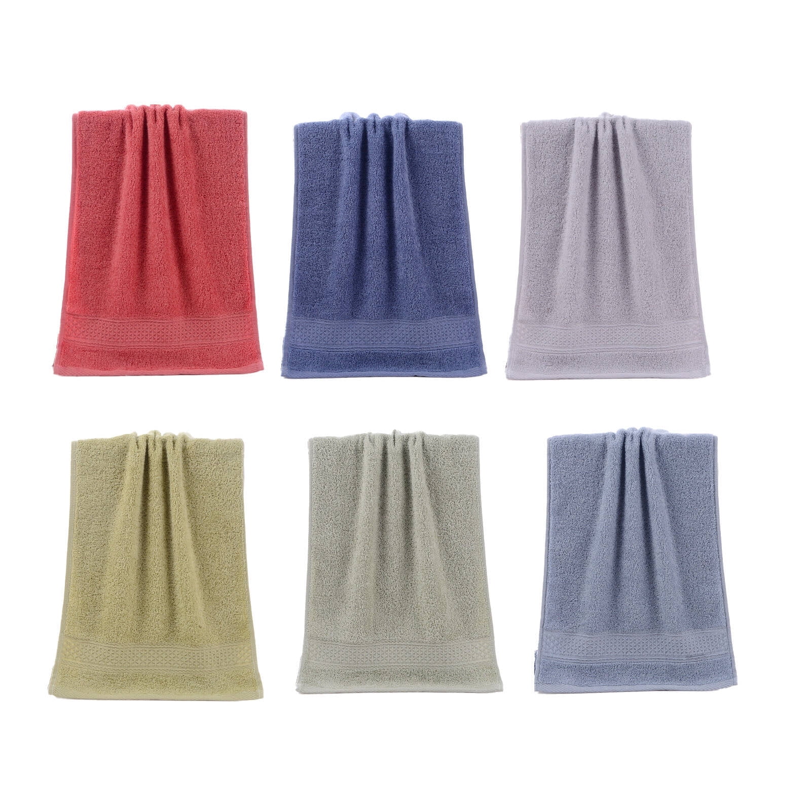 AUQ 2026 New 6Pcs Towels Soft Face Wipes Strong Water Absorption Hand ...