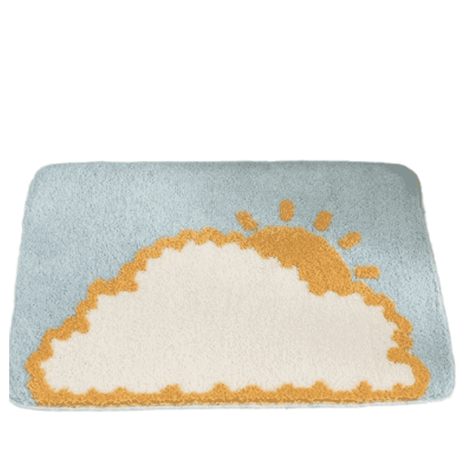 AUQ 2026 New Bathroom Rugs Water Absorbing Orange Bathroom Rugs Locked ...