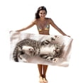 AUQ 2026 New Beach Towels Full Range Coverage Microfiber Beach Towel No ...