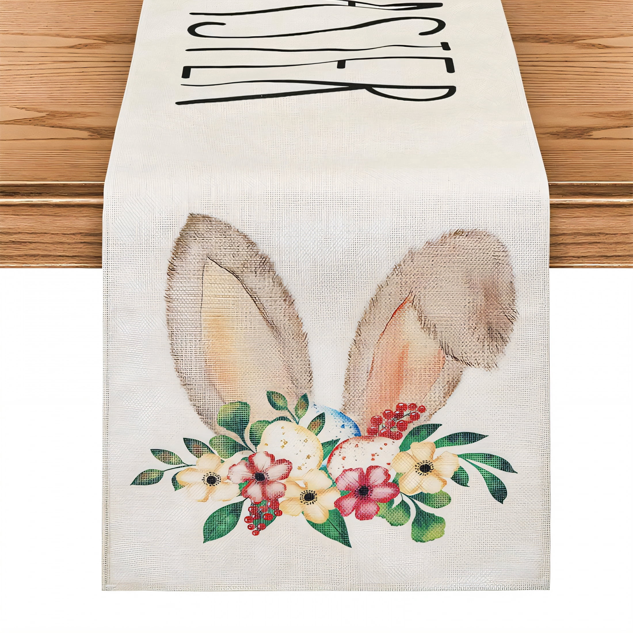 AUQ 2026 New Easter Table Runner Abrasion Resistant Table Runner 48 ...