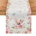 AUQ 2026 New Easter Table Runner Simple Swipe Farmhouse Table Runner ...
