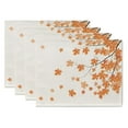 AUQ 2026 New Fall Placemats Set of 4 Autumn Maple Leaves Vintage Table ...