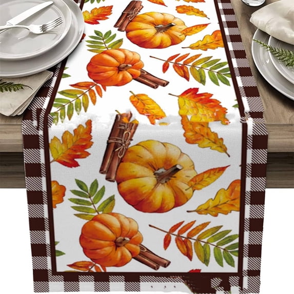 AUQ 2026 New Farmhouse Table Runner Premium Linen Linen Table Runner ...