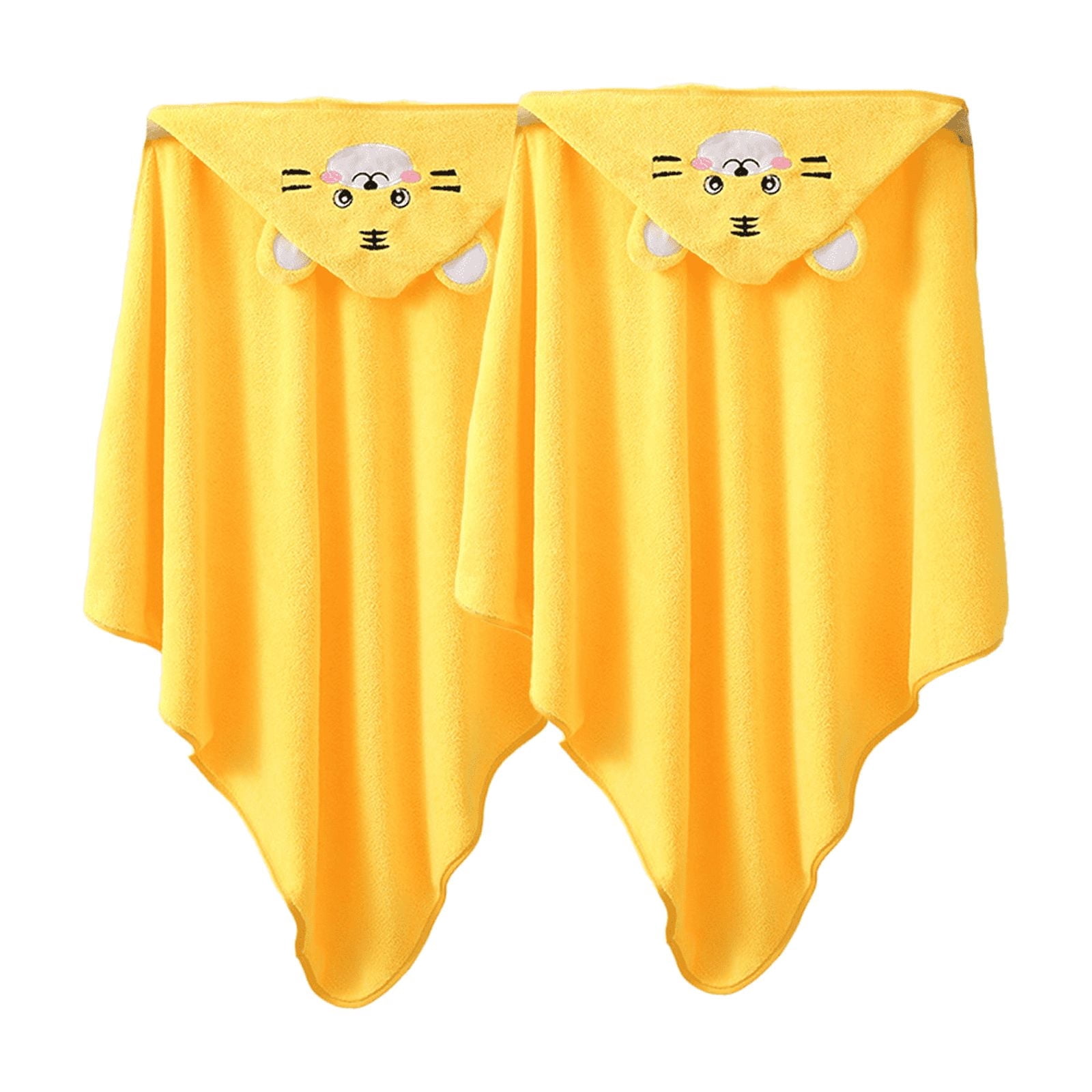 AUQ 2026 New Hooded Baby Towels 31"×31" Cloud Like Coral Fleece Kids ...
