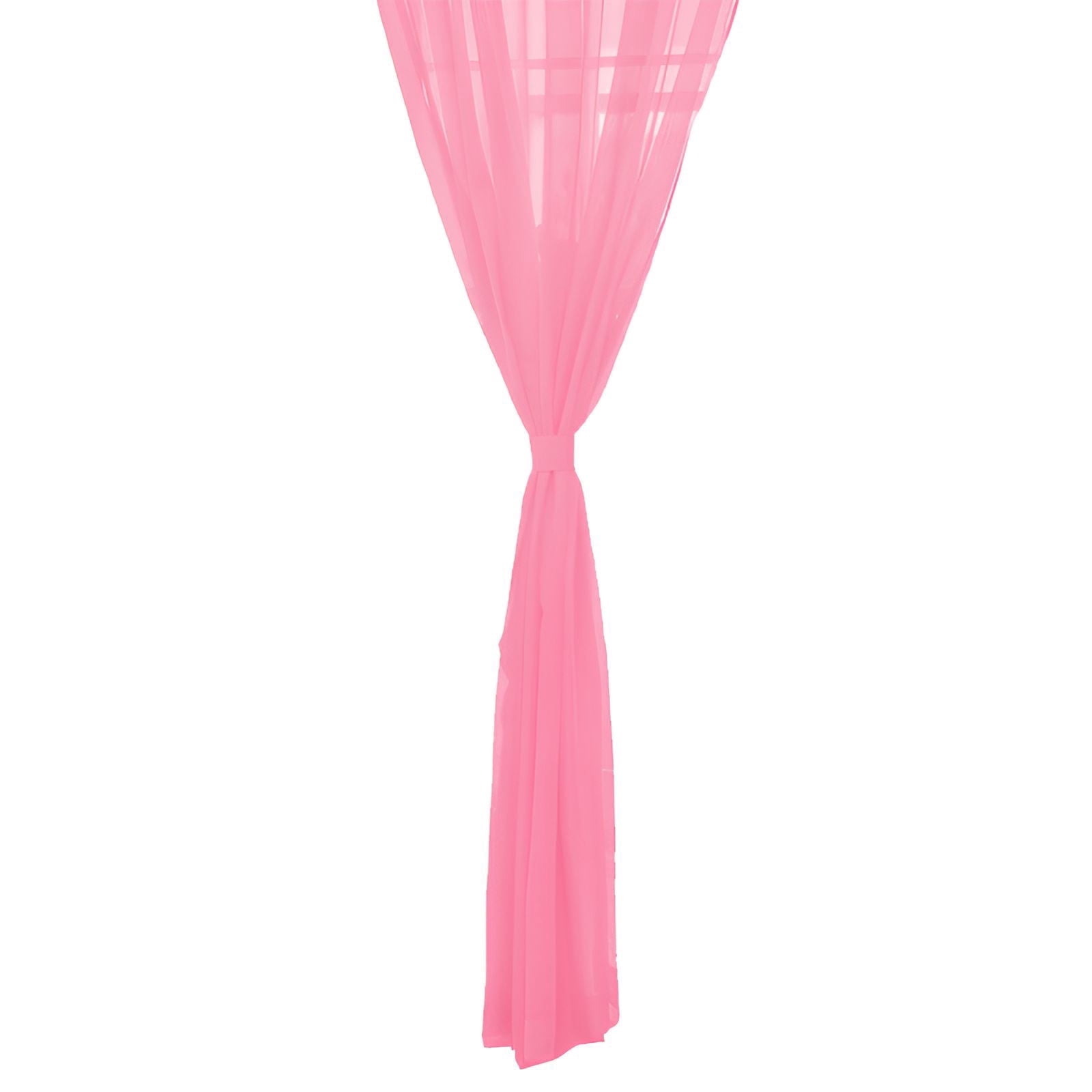 AUQ 2026 New Pink Sheer Curtains Convenient Window Dressing Blackout ...
