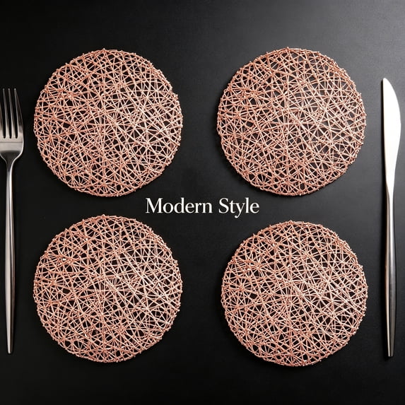 AUQ 2026 New Placemat No Deformation Fading Table Mat Stylish Non Slip ...