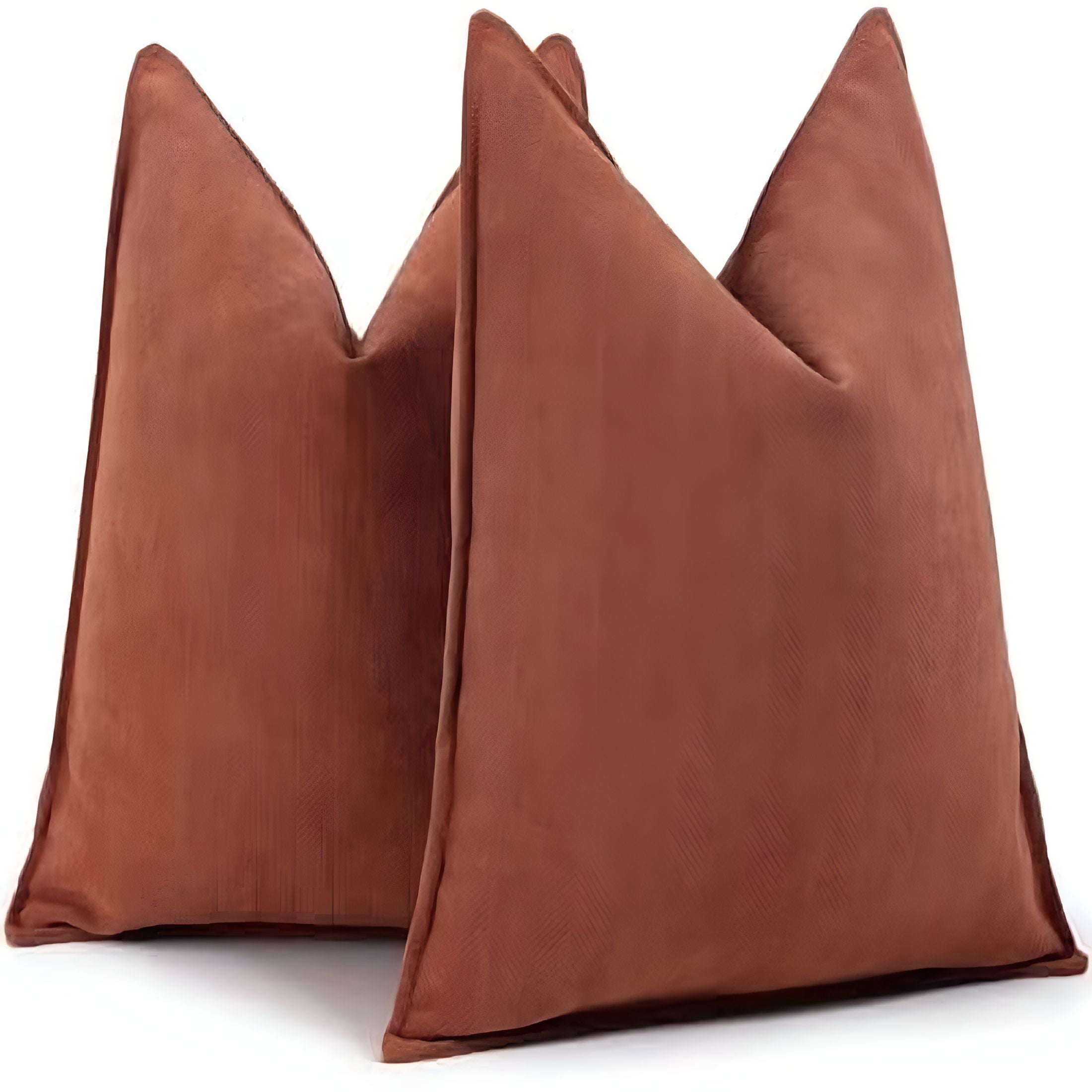 AUQ 2026 New Rust Throw Pillow Covers 18X18 Set of 2 Chenille Fall ...