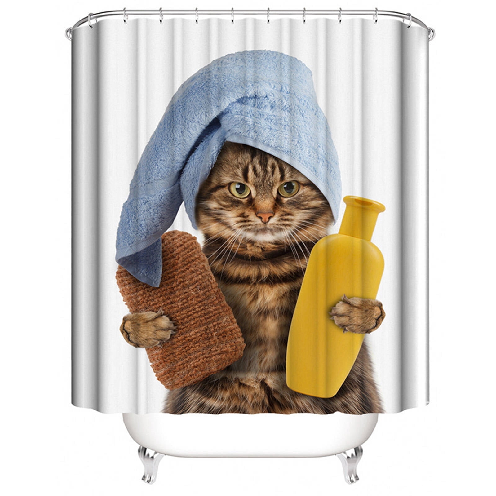 AUQ 2026 New Shower Curtain Polyester Shower Curtains for Bathroom ...