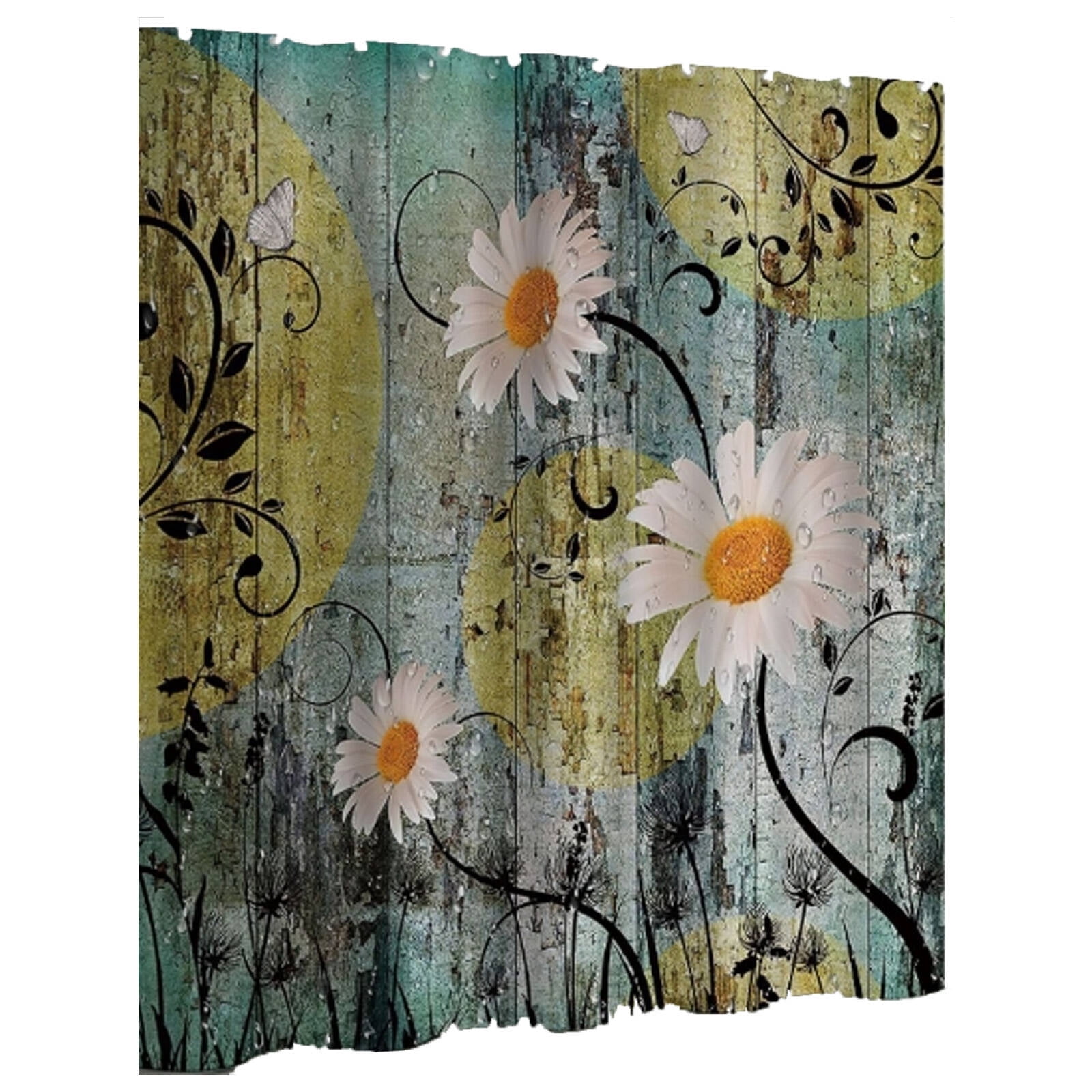 AUQ 2026 New Shower Curtain Waterproof Polyester Bathroom Decor ...