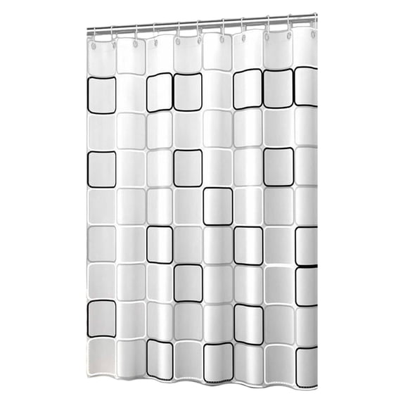 AUQ 2026 New Shower Curtains Strong Hooks Shower Curtain with Hooks ...