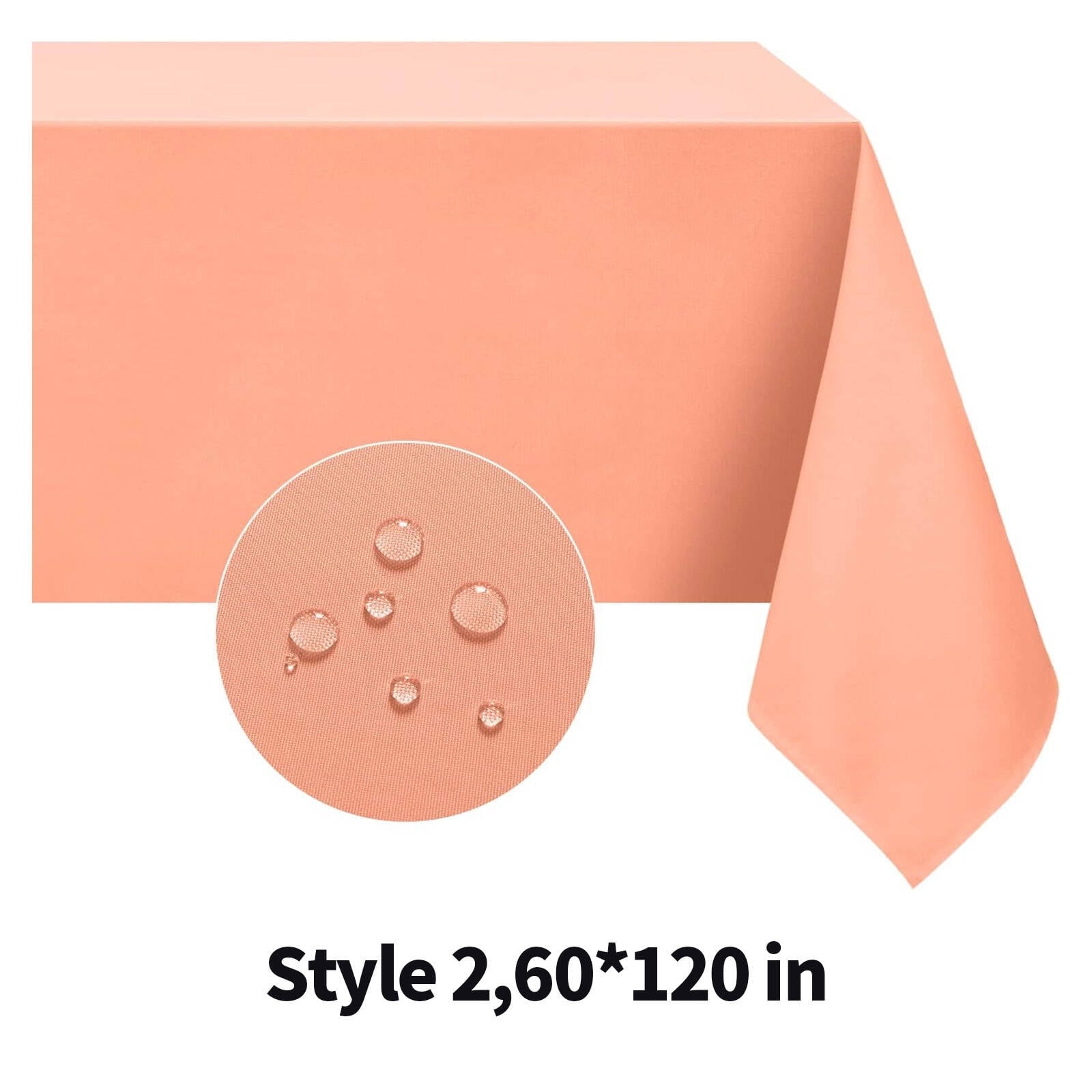 AUQ 2026 New Table Cloth Chic Polyester Table Cloth Rectangle Table ...