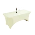 AUQ 2026 New Table Cloth Fashionable Rectangle Tablecloth Elastic Table ...