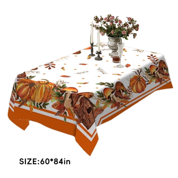 AUQ 2026 New Table Cloth,Premium Spring Canvas Fabric Tablecloths,Thick ...