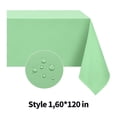 AUQ 2026 New Table Cloth Versatile Polyester Table Cloth Rectangle ...