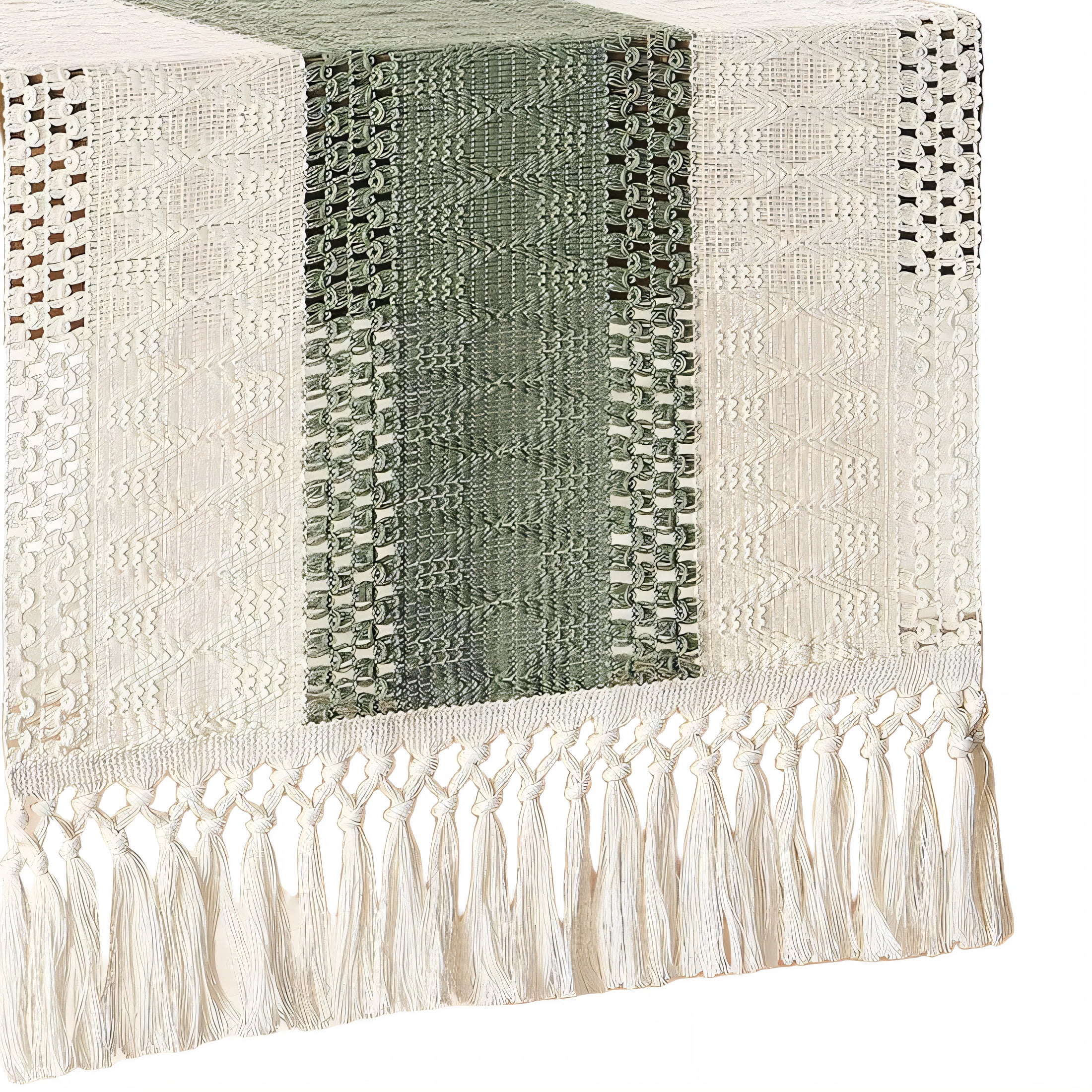 AUQ 2026 New Table Runner Silky Polyester Fiber Dining Room Table Decor ...