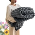 AUQ 2026 New Thickened Rabbit Plush Nap Blanket,Faux Fur Throw Blanket ...