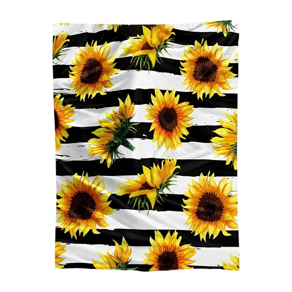AUQ 2026 New Throw Blanket Cheerful Sun Pattern Warm Blanket ...