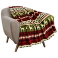 AUQ 2026 New Throw Blanket Festive Reindeer Pattern Throw Blankets Cozy ...