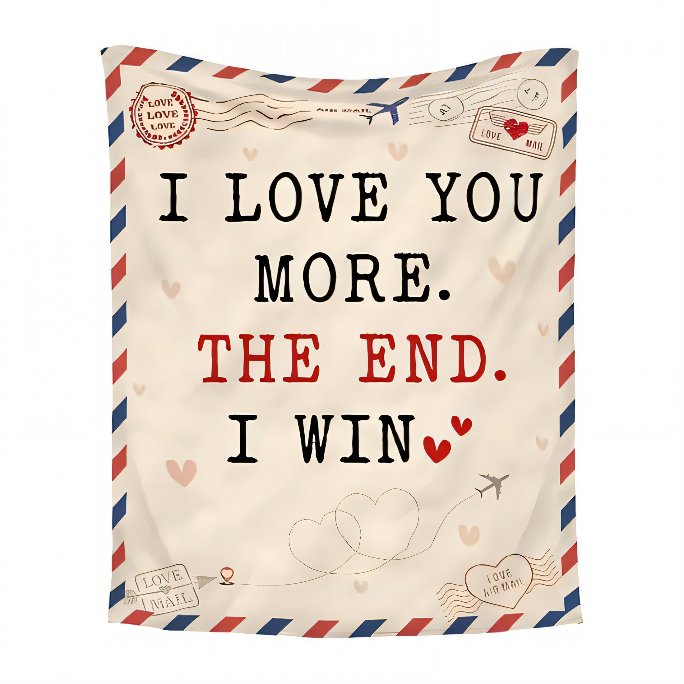 AUQ 2026 New Throw Blanket Soft Scene Blanket Cozy Blanket Love Wrap ...