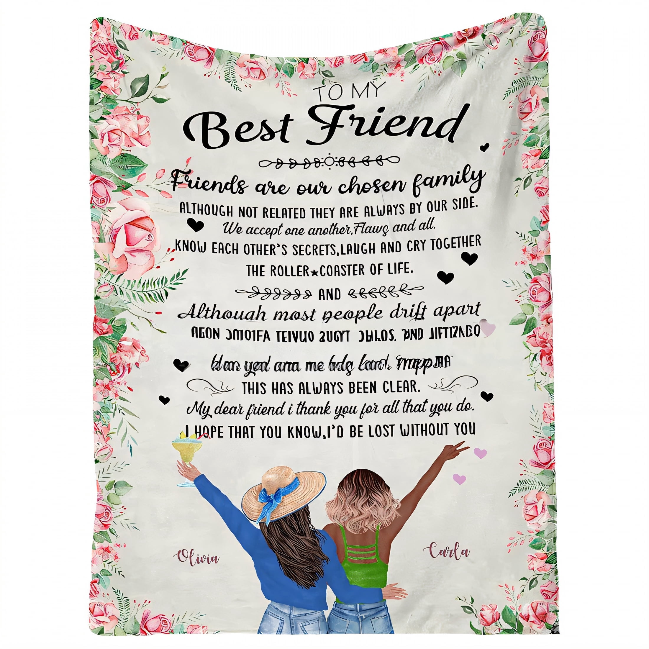 AUQ 2026 New Throw Blanket Sturdy Color Print Cozy Blanket Warm Flannel ...
