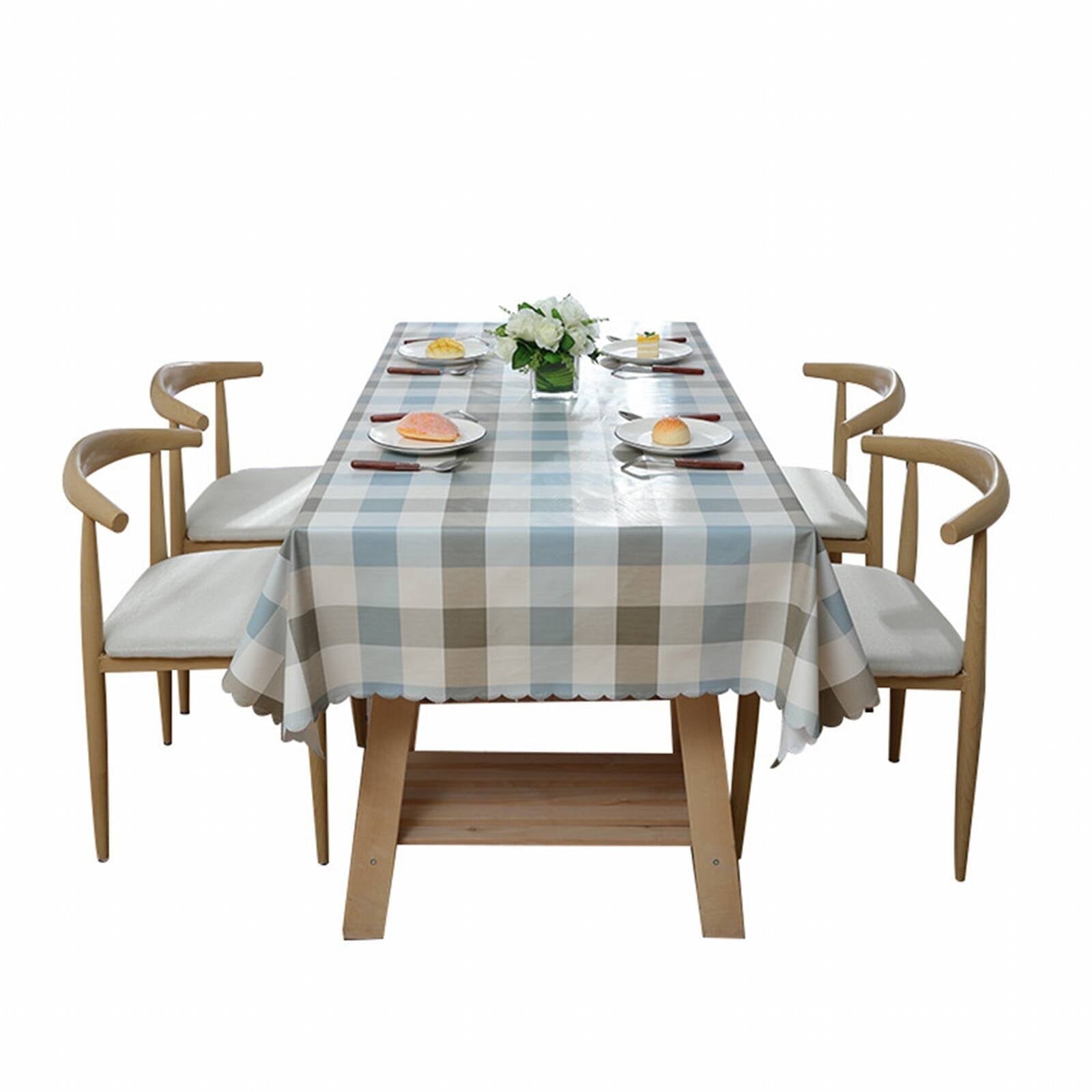 AUQ 2026 New Wipeable Tablecloths Sturdy and Durable Table Cloth ...