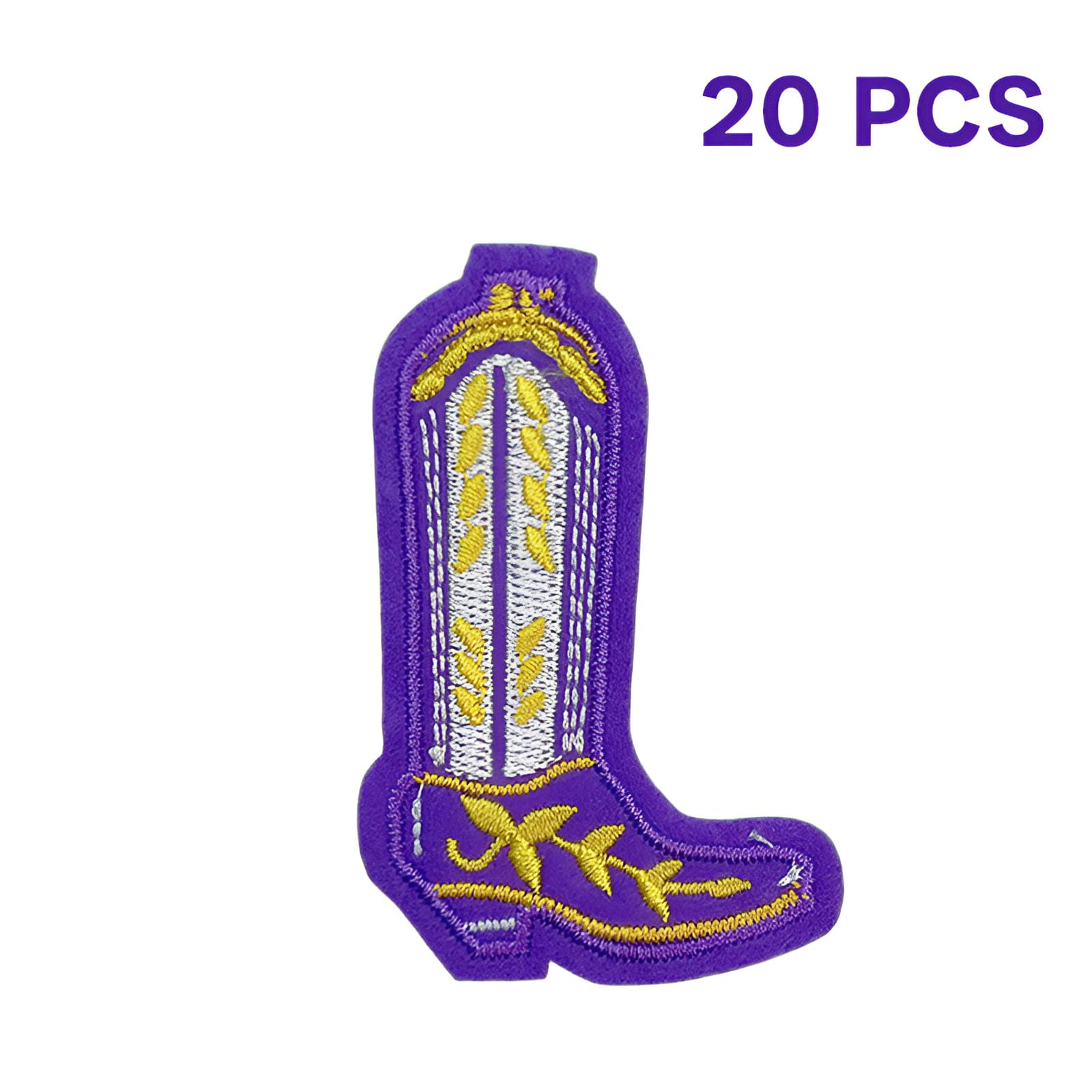 AUQ 20Pcs Iron on Patches Metallic Stitch Shine Patches for Backpacks ...