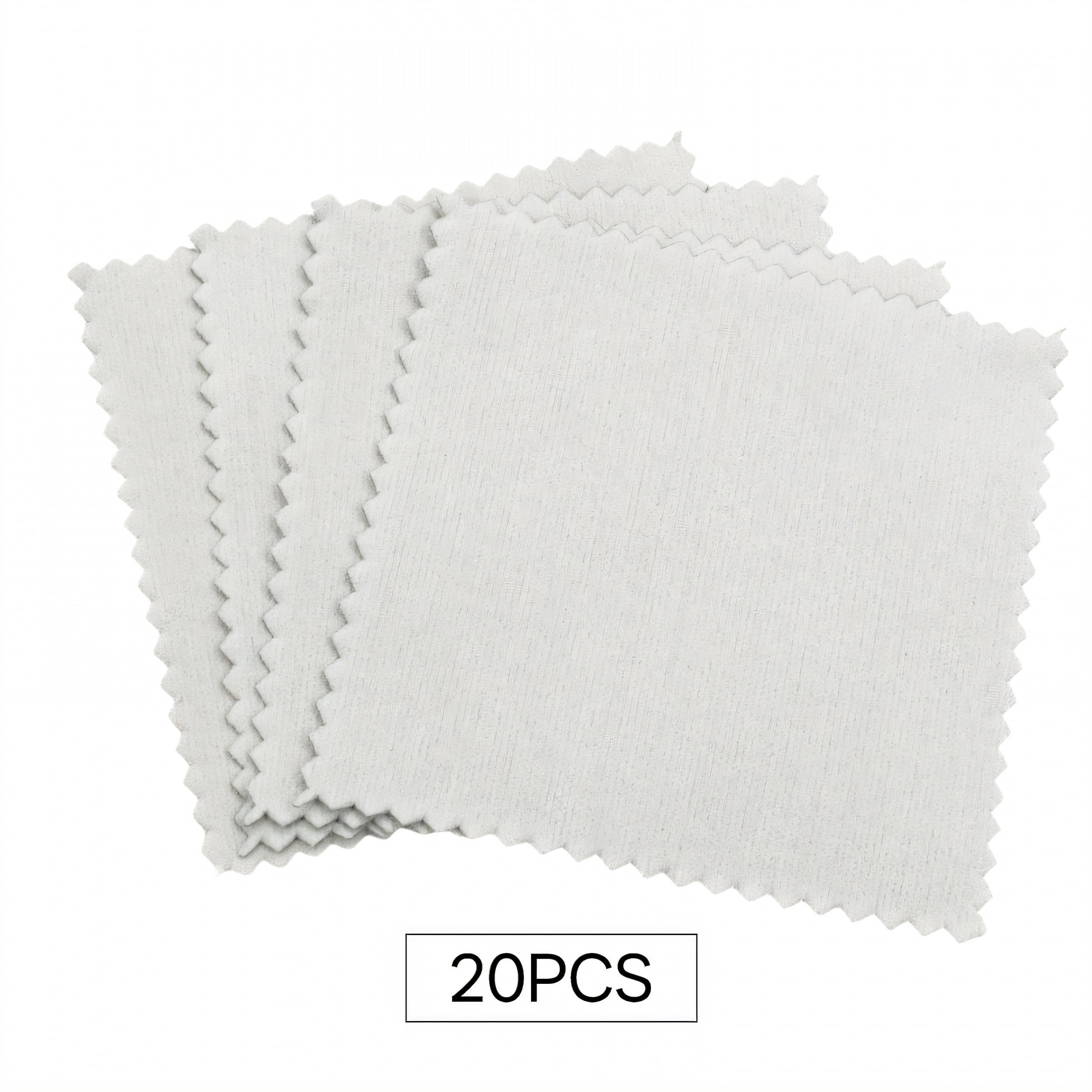 AUQ 20Pcs Silver Polishing Cloth,Efficient Dust Removal Jewelry ...