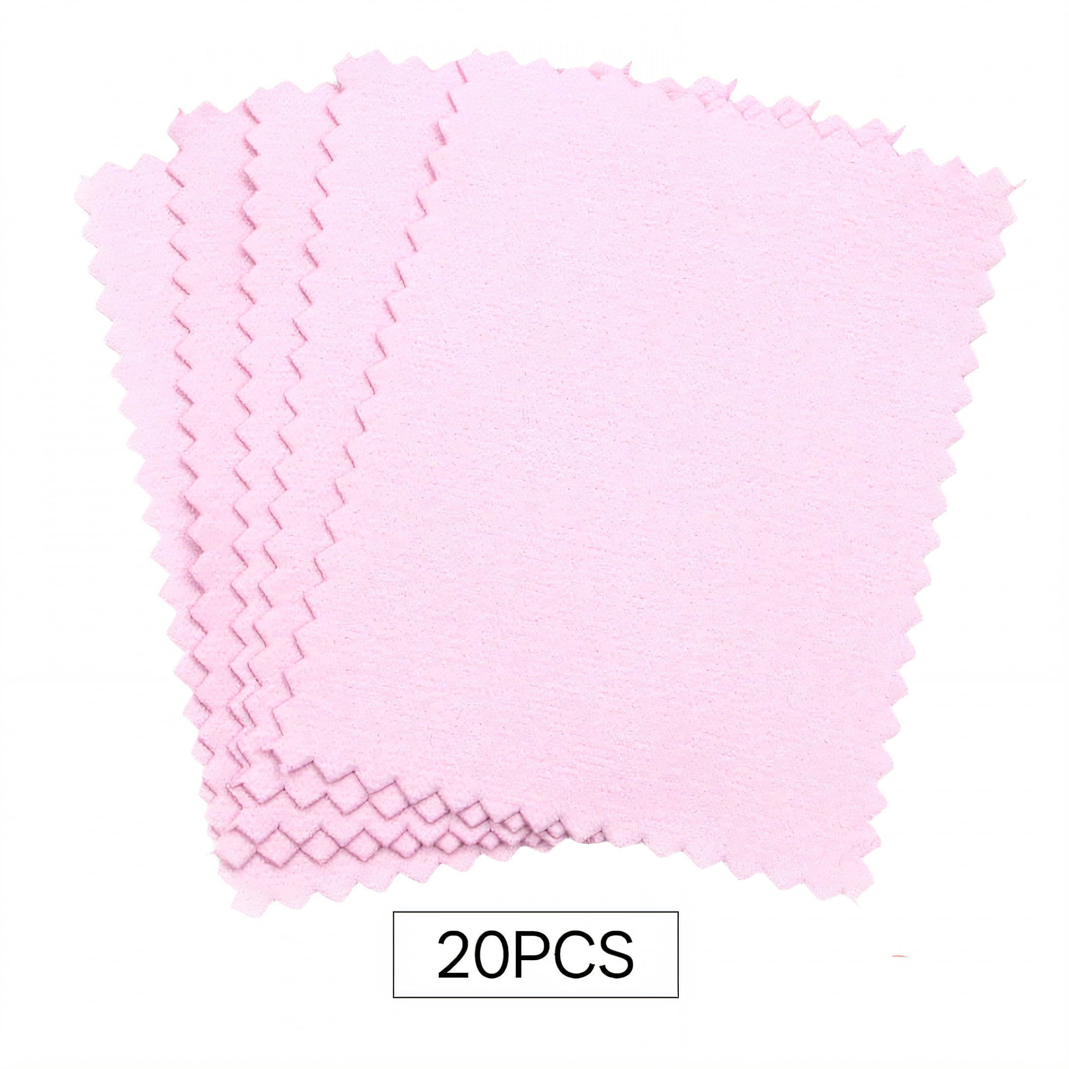 AUQ 20Pcs Silver Polishing Cloth,No Fiber Trace Jewelry Cleaning Cloth ...