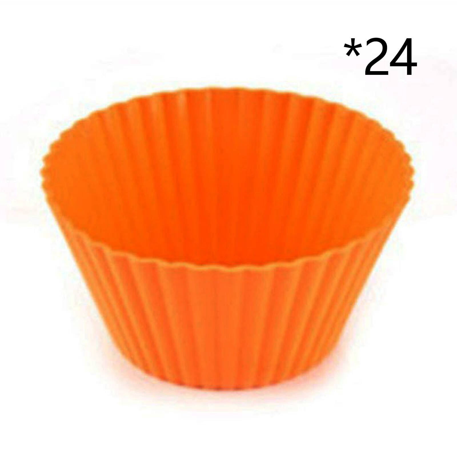 AUQ 24Pcs Pie Pan,premium Silicone Material Tart Pan,Easy Release Mini ...