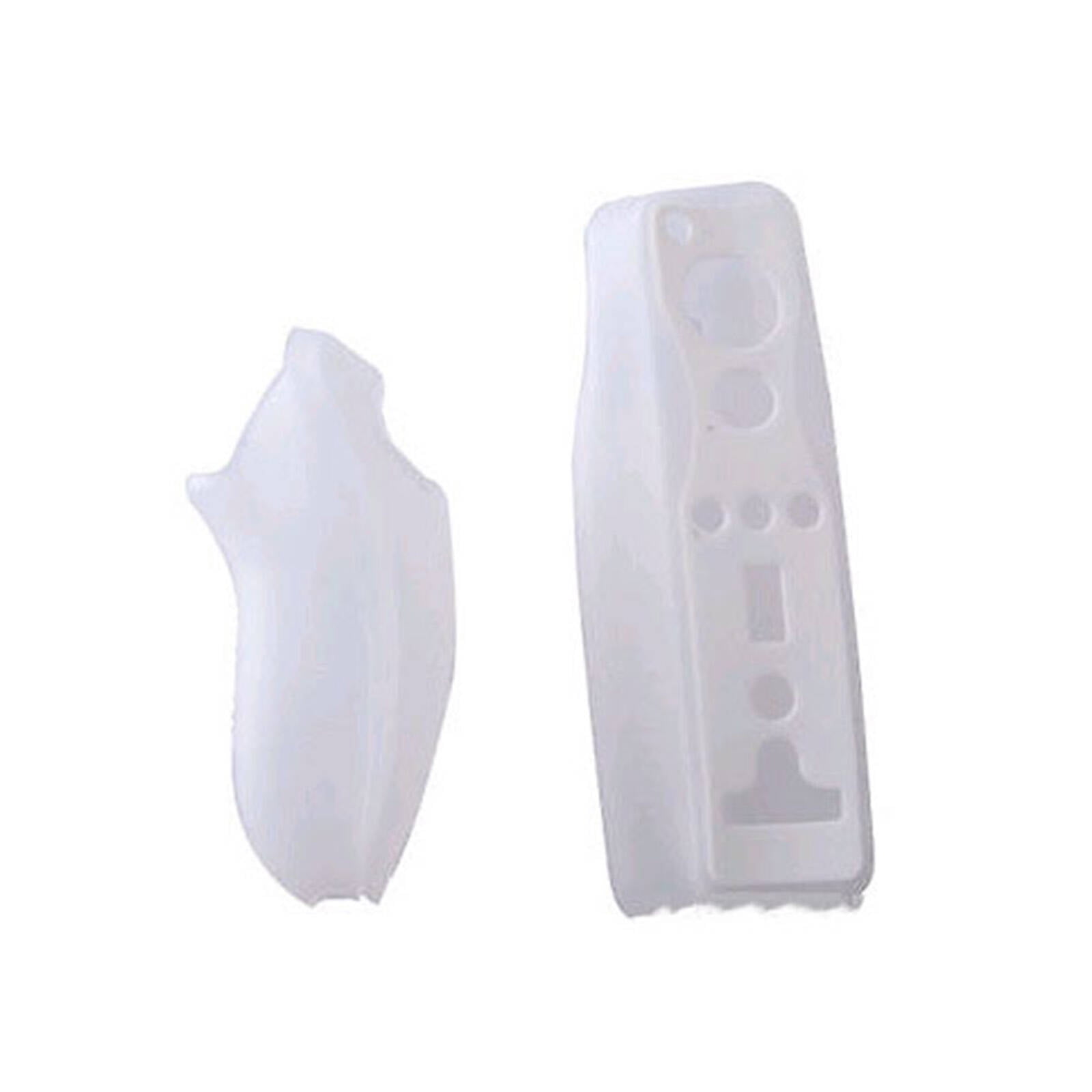 AUQ 2PCS Wii Shell Silicone Soft and Durable Silicone for Comfort and ...